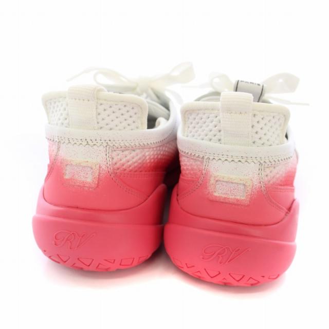 【中古】ロジェヴィヴィエ VIV MATCH SPRAY SNEAKER スニーカー シューズ レザー 37.5 24.5cm ピンク レディース