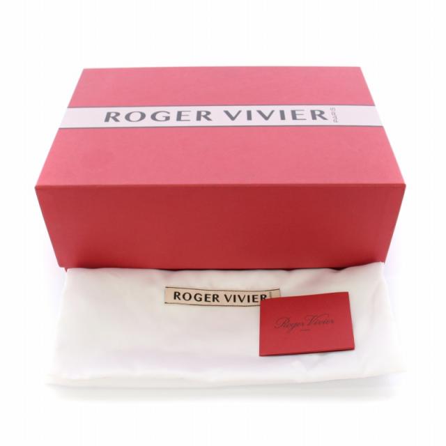 【中古】ロジェヴィヴィエ VIV MATCH SPRAY SNEAKER スニーカー シューズ レザー 37.5 24.5cm ピンク レディース