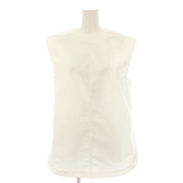 【中古】ハイク 24SS タスランツイルスリーブレストップ カットソー ノースリーブ 1 白 241-15221 レディース