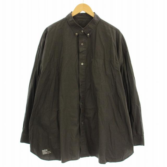 【中古】FRESH SERVICE 24SS UTILITY L/S B.D SHIRT FSC241-50075B シャツ 長袖 F チャコールグレー