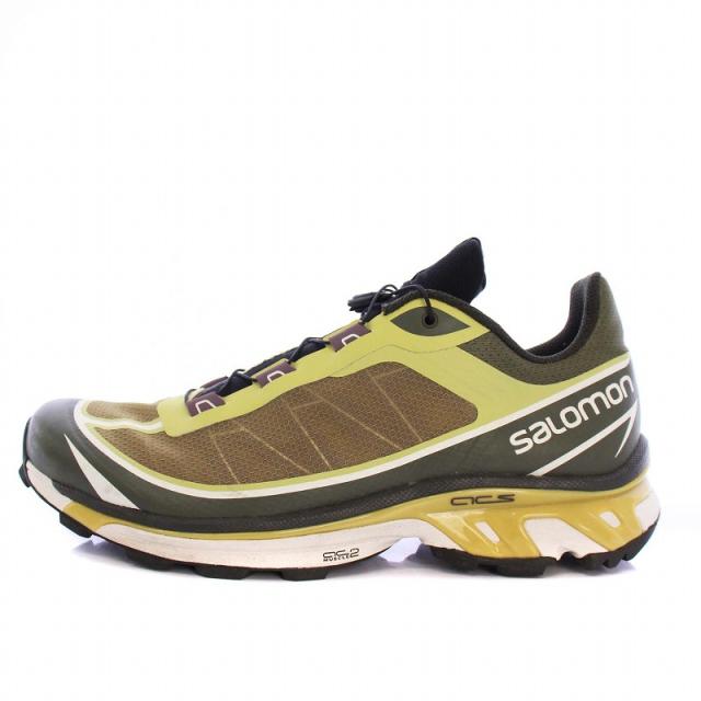 【中古】サロモン Salomon XT-6 FT トレイル スニーカー UK10.5 29cm カーキ 416206 /KH ●D メンズ