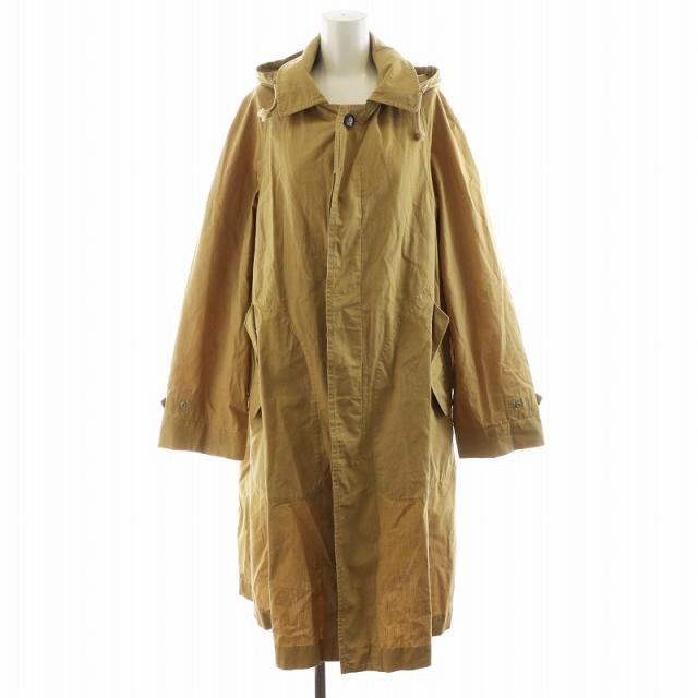【中古】フォーティーファイブアールピーエム  45R 45rpm ミリタリーフードコート モッズコート ロング丈 2 茶