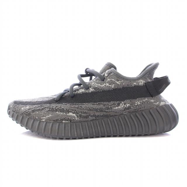 【中古】アディダス YEEZY Boost 350V2 Dark Salt イージーブースト350V2 ダークソルト スニーカー グレー 黒