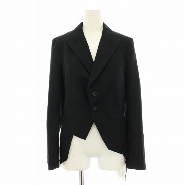 【中古】コムデギャルソンコムデギャルソン コムコム AD2017 テーラードジャケット XS 黒 RA-J001 レディース