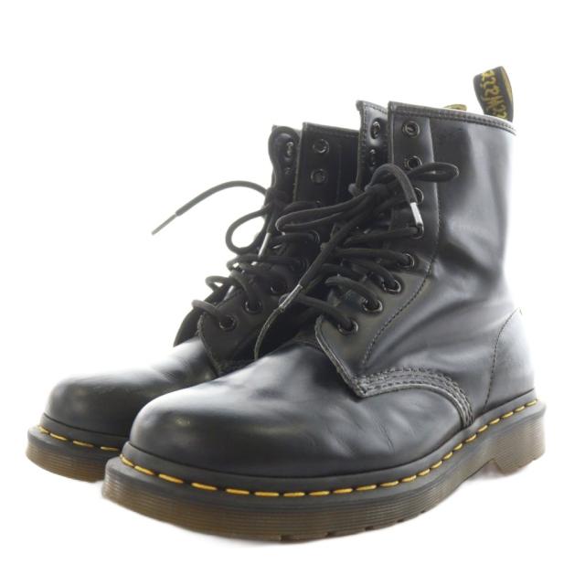 【中古】ドクターマーチン DR.MARTENS 8ホール 8EYE BOOT ショートブーツ レースアップ レザー UK5 黒 ブラック 1460