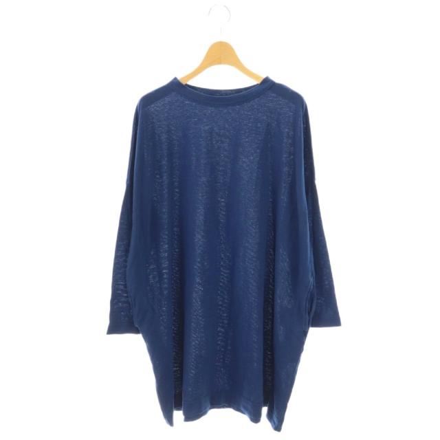 【中古】フォーティーファイブアールピーエム  45R 45rpm ONEONE いろいろカノコのチュニック 七分袖 インディゴ 紺
