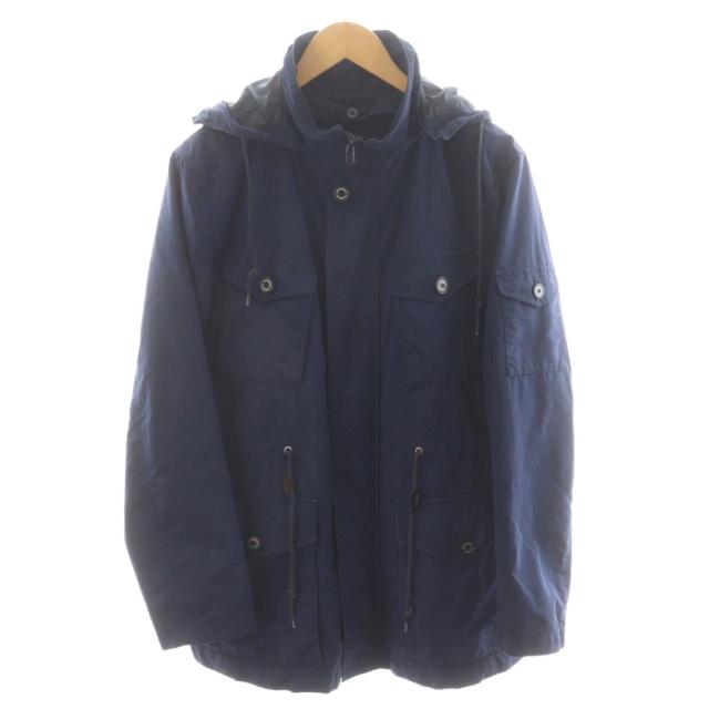 【中古】マッキントッシュフィロソフィー TROTTER マウンテンパーカー ライナー付き ナイロン アウター 40 紺