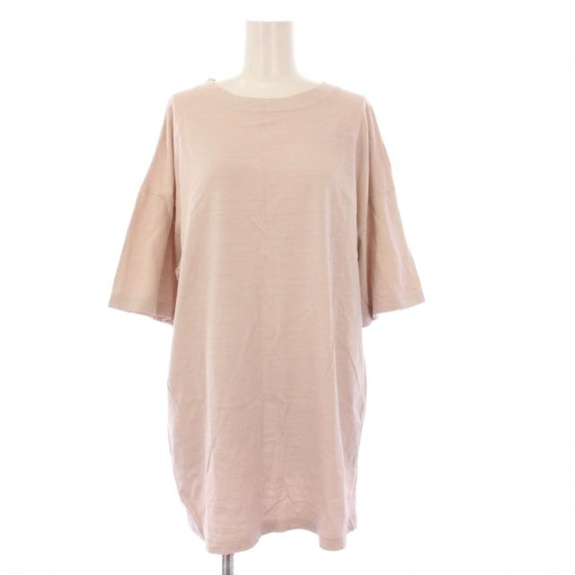 【中古】ドゥーズィエムクラス DEUXIEME CLASSE 21SS looseTシャツ カットソー 半袖 オーバーサイズ ピンク