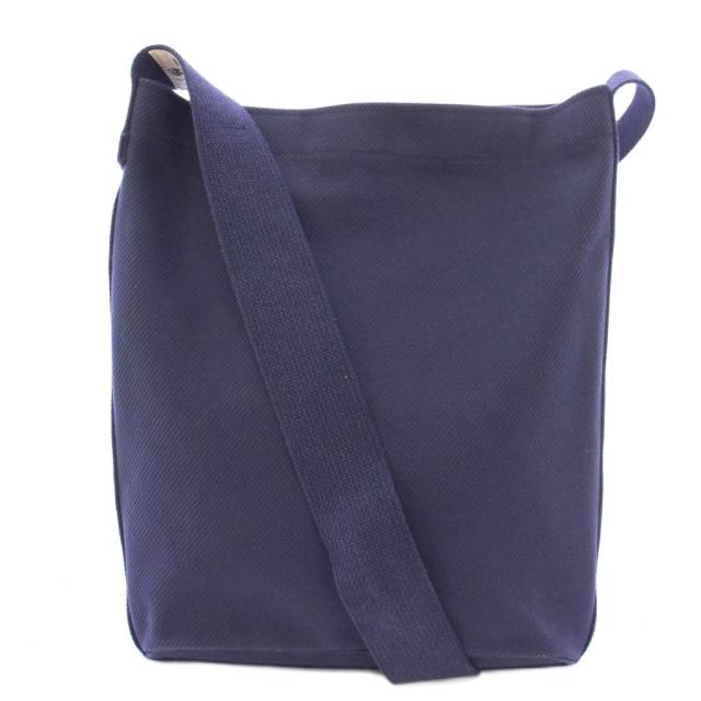 【中古】ナナミカ nanamica ショルダーバッグ キャンバス 無地 紺 ネイビー /BB メンズ