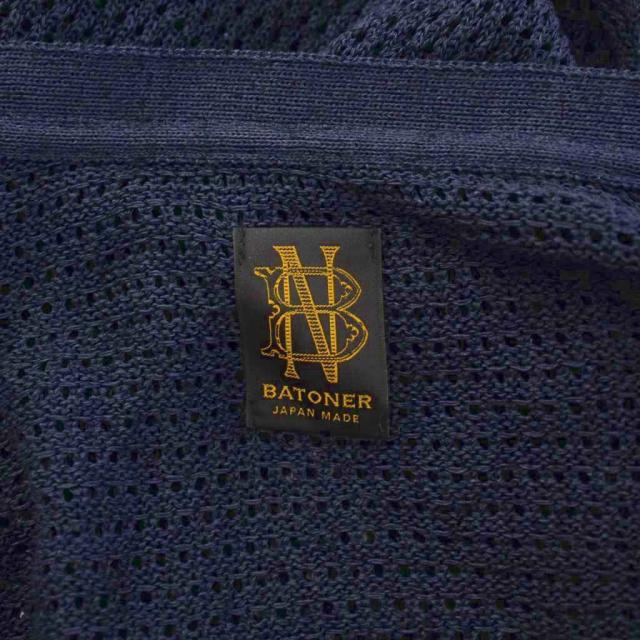 中古】バトナー ONLY ARK 別注 24SS NO COLLAR MESH CARDIGAN ノー