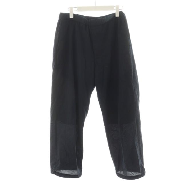 【中古】グラフペーパー Graphpaper 25SS Seersucker Easy Track Pants ジョガーパンツ コットン 1 紺 GM251-40065