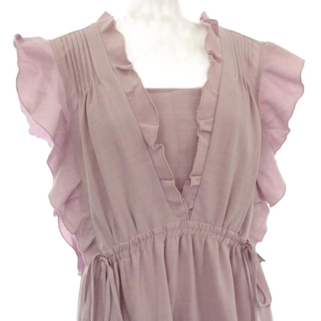 中古】スナイデル SNIDEL 25SS デザインティアードワンピース フリル