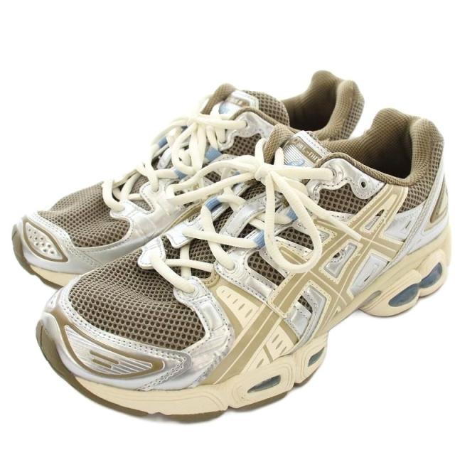 【中古】アシックス asics 1202A278 GEL-NIMBUS 9 ゲルニンバス ランニング スニーカー 27cm 茶 シルバー