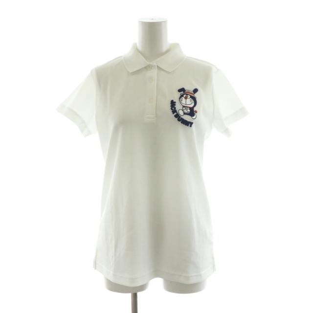 【中古】未使用品 ジャックバニー タグ付き ポロシャツ ドラえもん ゴルフウェア ポップコーンジャガード 半袖 1