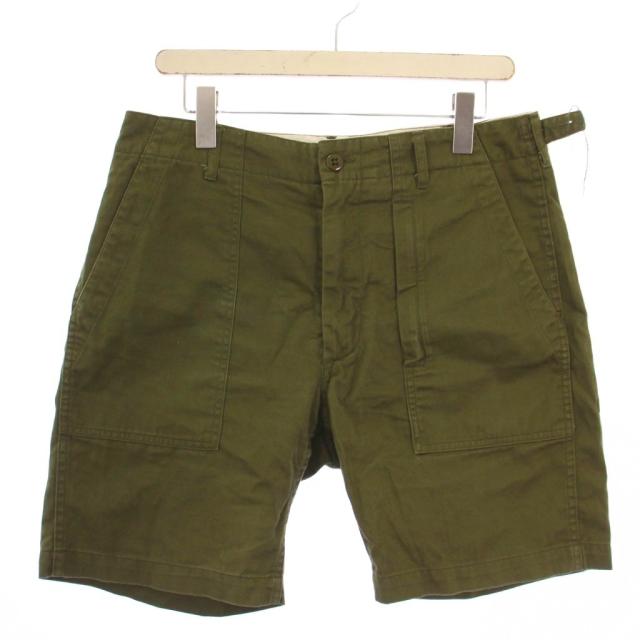 【中古】エンジニアードガーメンツ Engineered Garments ショートパンツ ジップフライ 32 カーキ /BM メンズ
