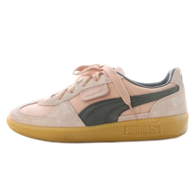 【中古】プーマ PUMA パレルモ へアリー PALERMO HAIRY GS スニーカー シューズ 24.0cm ピンク 403036