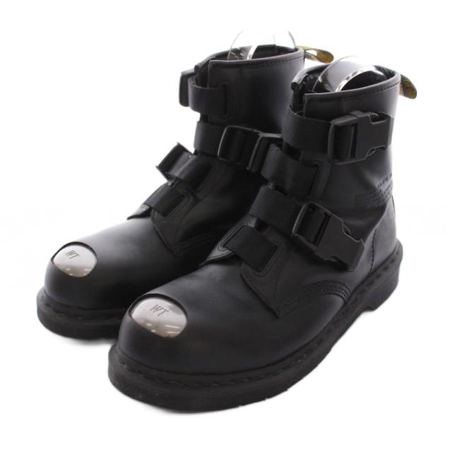 【中古】ドクターマーチン DR.MARTENS ダブルタップス WTAPS 1460 20AW STOMPER ストンパー ショートブーツ UK7 黒