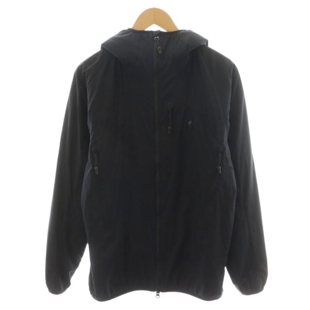 【中古】ミレー MILLET ブリーザートイアルファダイレクトフーディー 中綿ジャケット フード 裏地フリース L 黒