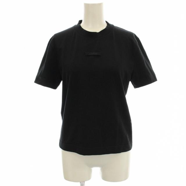 【中古】ジャックムス Jacquemus Tシャツ 半袖 ロゴ L 黒 ブラック 241JS133-2031-990 /☆G レディース