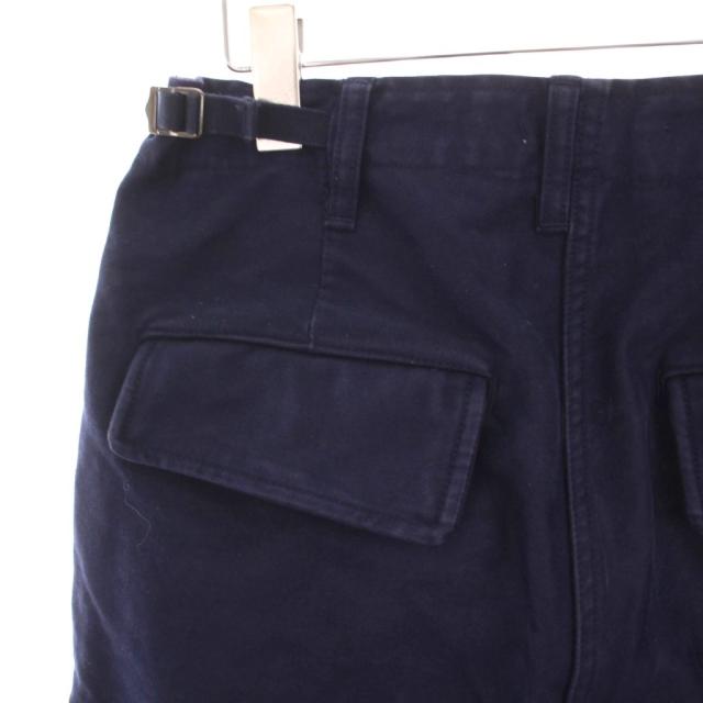 中古】ハツキ HATSKI ジャングルファティグパンツ カーゴパンツ 0 紺