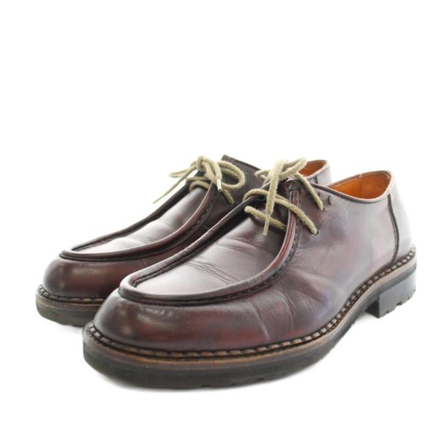 【中古】ロブス LOBB'S チロリアンシューズ レザーシューズ 39 ボルドー 5605 /YT メンズ
