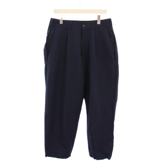 【中古】ジュゲム JUGEM EXPLORE TROUSER 2 エクスプローラートラウザー2パンツ スラックス タック ジップフライ 紺
