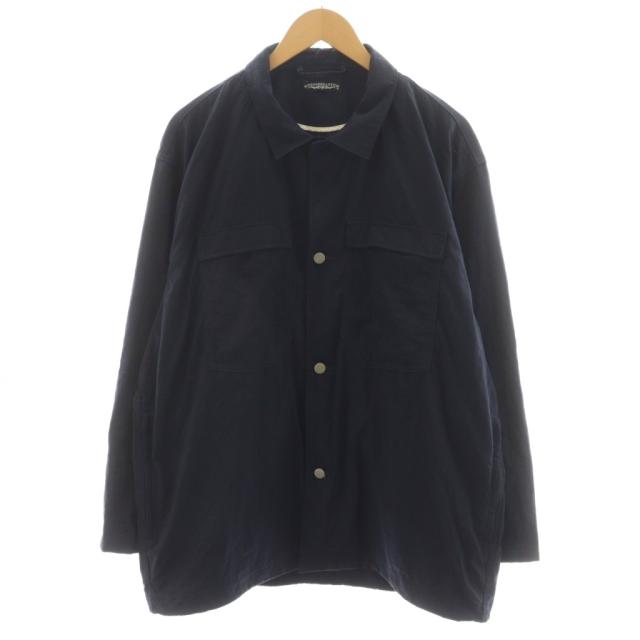 【中古】ストーンマスター SMフィールドシャツLS ナイロンダイ オックスフォード ジャケット XL 紺
