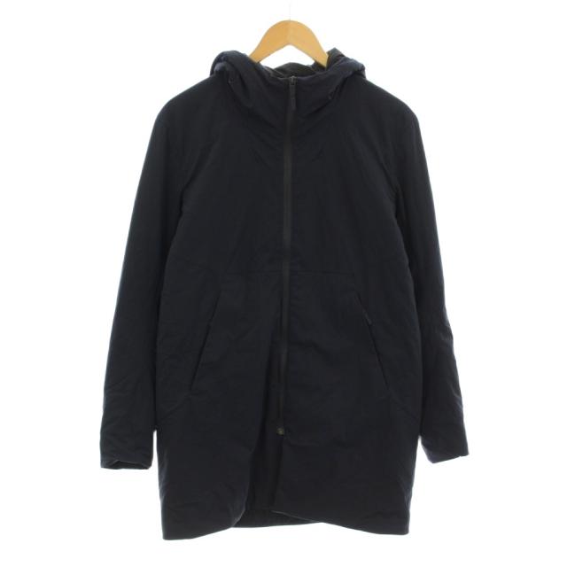 【中古】アークテリクス ヴェイランス MIONN IS COAT 中綿コート フード ミドル丈 ジップアップ XS 紺 25899 125573