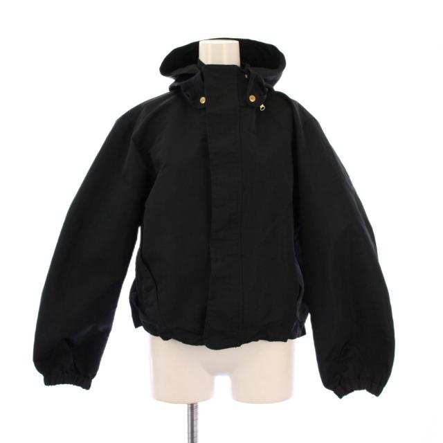 【中古】ドゥーズィエムクラス オンフリークパーカー マウンテン ジャケット アウター ショート丈 フード F 黒