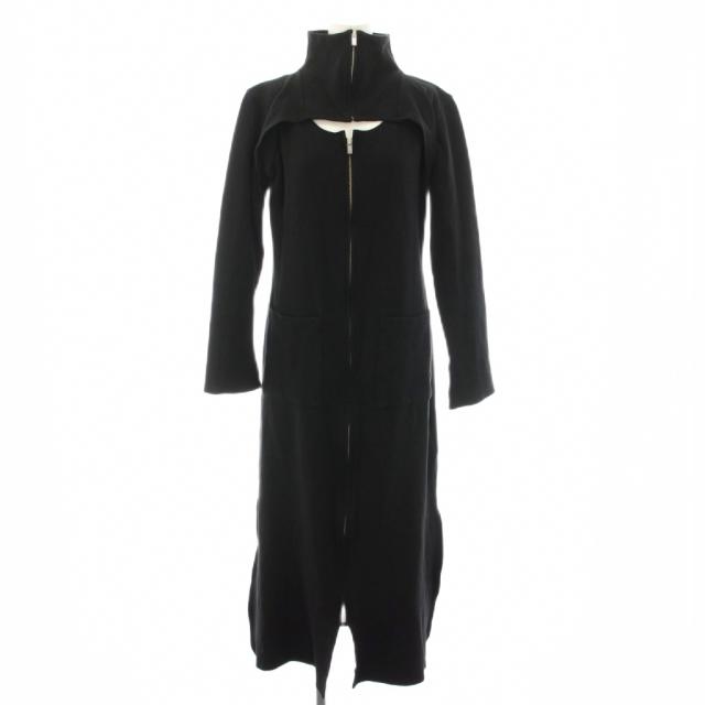 【中古】アメリヴィンテージ レイヤードライクスウェットドレス ワンピース 長袖 S 黒 0224205620380 レディース