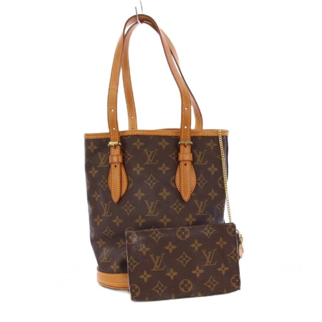 【中古】ルイヴィトン LOUIS VUITTON バケットPM モノグラム ハンドバッグ トートバッグ M42238 /KH ■OH レディース