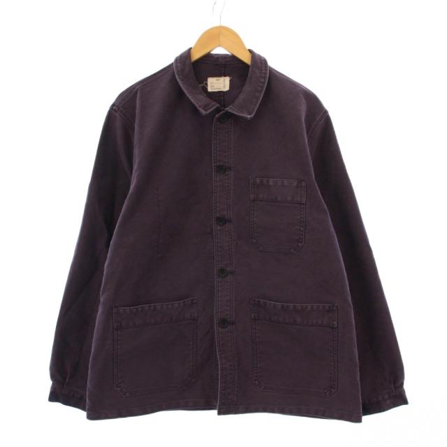 【中古】パブロヴィンチ PABLO VINCI Moleskin work jacket モールスキンワークジャケット M 紫 PBL-24SS-JK02 /KH
