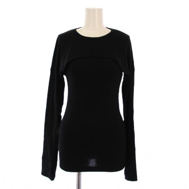 【中古】オーバーニース OVERNEATH まとめ売り 2点セット カットソー 長袖 タンクトップ S 黒 /BM レディース