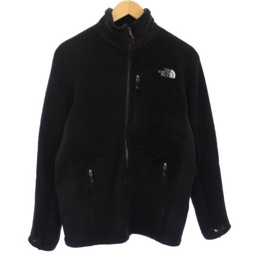 【中古】ザノースフェイス ZI VERSA MID JACKET フリースジャケット ジップアップ M 黒 NA61206 /TK メンズ