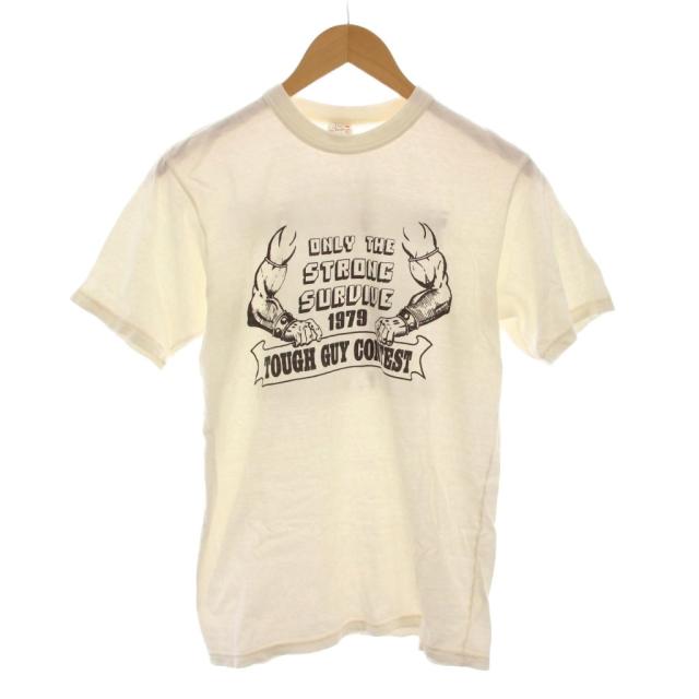 【中古】フリーホイーラーズ FREEWHEELERS パワーウェア POWER WEAR Tシャツ カットソー TOUGH GUY CONTEST