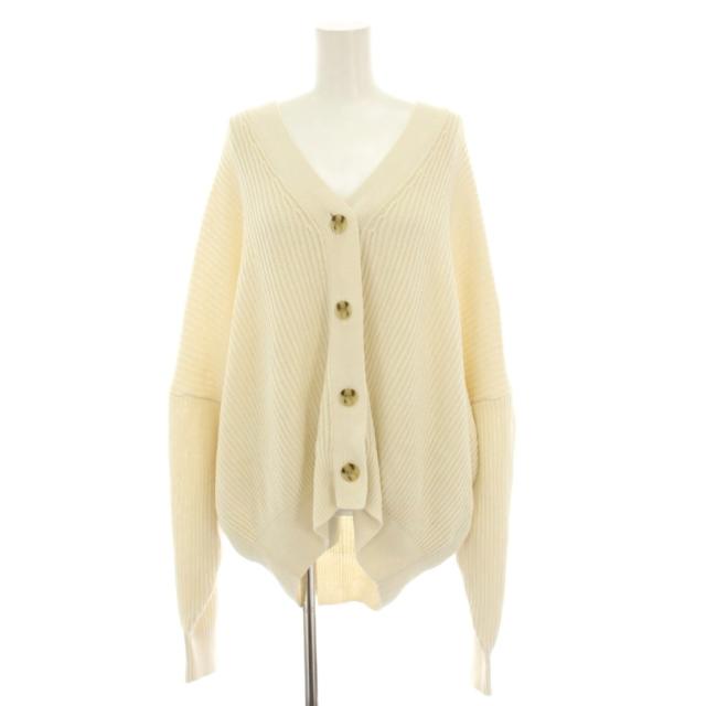 【中古】セントオブ SCENTOF 23SS シルクリネンカーディガン Vネック 長袖 絹 麻 白 23080587301010 レディース