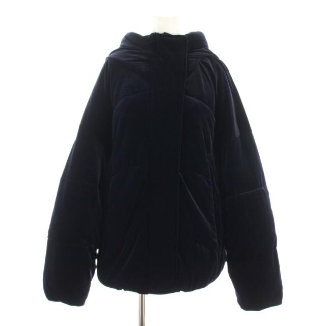 【中古】スタニングルアー パイルパファーブルゾン 中綿ジャケット アウター フード 1 紺 114290182300 レディース