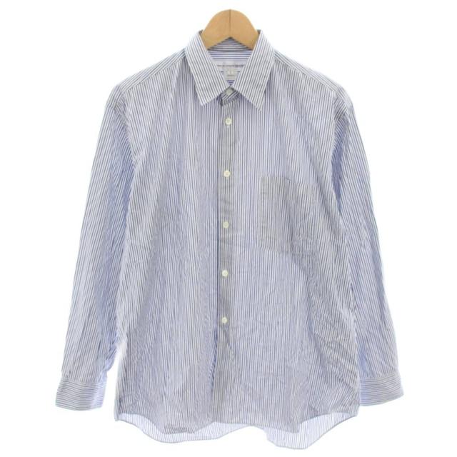 【中古】コムデギャルソンシャツ FOREVER WIDE CLASSIC コットンポプリンストライプレギュラーカラーシャツ メンズ