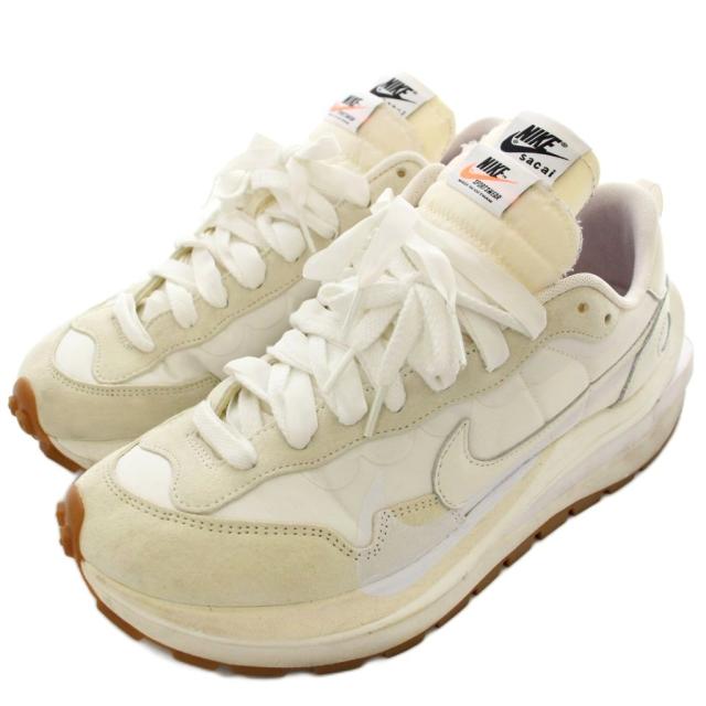 【中古】ナイキ NIKE sacai DD1875-100 VAPORWAFFLE WHITE GUM サカイ ヴェイパーワッフル スニーカー US10 白