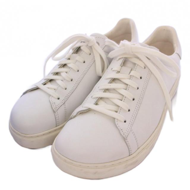 【中古】ビルケンシュトック BIRKENSTOCK BEND LOW スニーカー シューズ レザー 40 白 メンズ