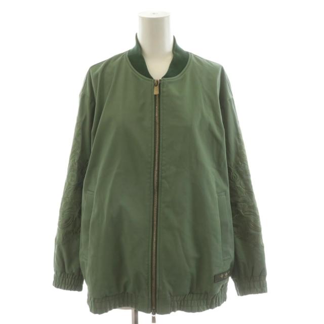 【中古】タトラス TATRAS KYPTKA ブルゾン ジャケット 刺繍 1 カーキ LTA17S4609 /AN57 レディース