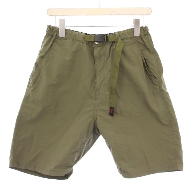 【中古】ノンネイティブ グラミチ クライマーイージーショートパンツ ジップフライ ベルト カーキ NN-P3557