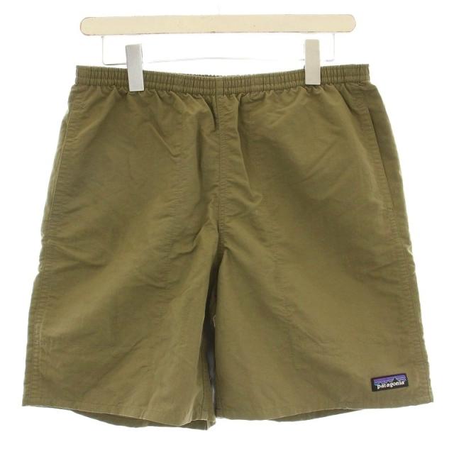 【中古】パタゴニア Patagonia バギーズショーツ ハーフパンツ ショートパンツ ナイロン S カーキ 58035SP24