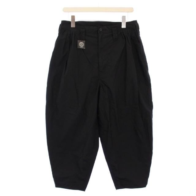【中古】ポータークラシック ポプリンビバップパンツ POPLIN BEBOP PANTS テーパードパンツ S 黒 PC-035-2139 メンズ