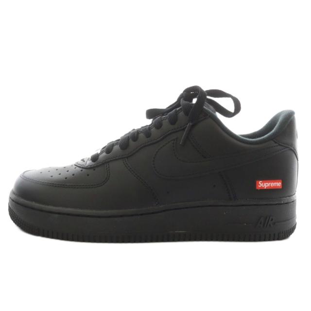 【中古】ナイキ NIKE × シュプリーム Supreme エアフォース Air Force 1 Low スニーカー US8 26.0cm 黒 CU9225-001