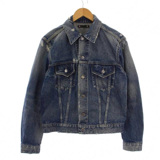 【中古】マインデニム MINEDENIM Gジャン ジージャン デニムジャケット USED加工 2 インディゴ メンズ
