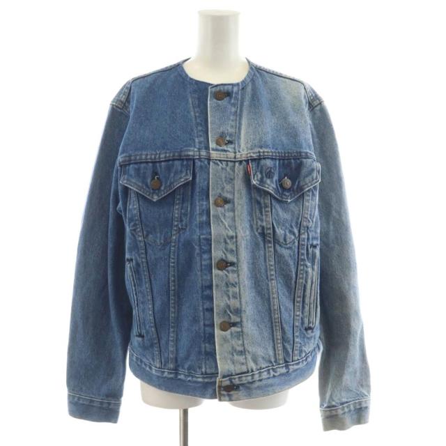 【中古】サニーサイドアップ SUNNY SIDE UP デニムジャケット ジージャン Gジャン 1 青 ブルー /AN33 レディース