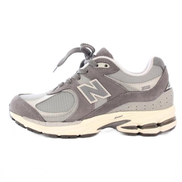 【中古】ニューバランス NEW BALANCE ローカットスニーカー シューズ メッシュ スエード 切替 ロゴ US5 23cm グレー