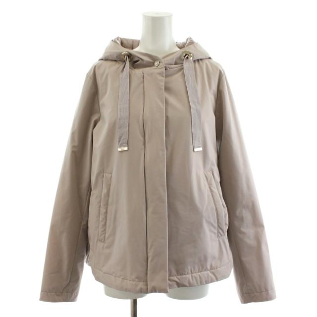 【中古】ヘルノ HERNO 中綿ジャケット フード アウター 40 ピンク GC031DR-12357-4150 /AN33 レディース