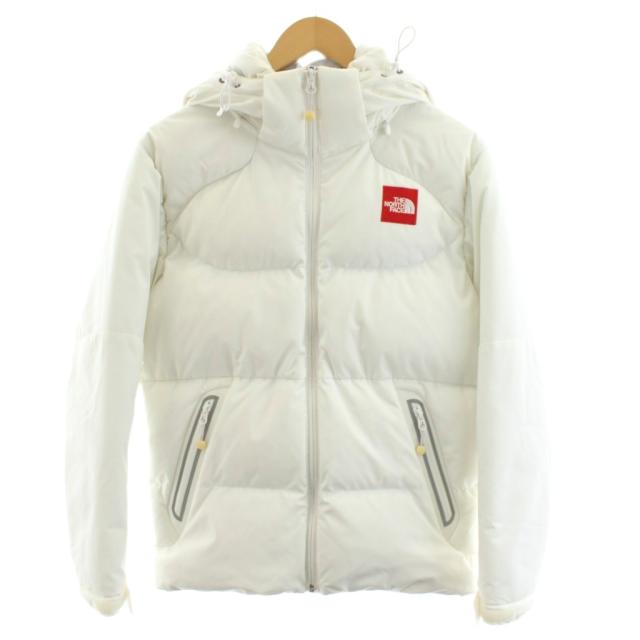 【中古】ザノースフェイス ホワイトレーベル THE NORTH FACE WHITE LABEL ダウンジャケット ロゴ アウター S 白